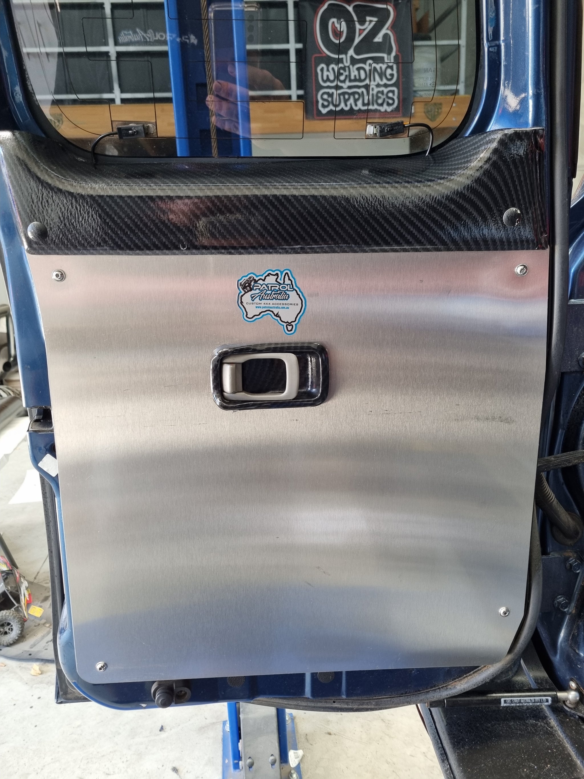 Nissan Gu Barn Door Cards ( Stainless steel ) – Patrol Australia